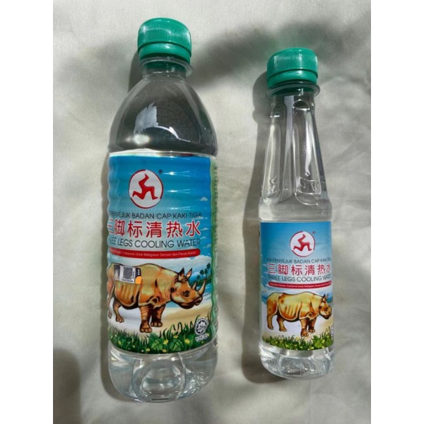 Air Badak Cap Kaki Tiga 三脚标清热水 犀牛水 Three Legs Cooling Water Air ...