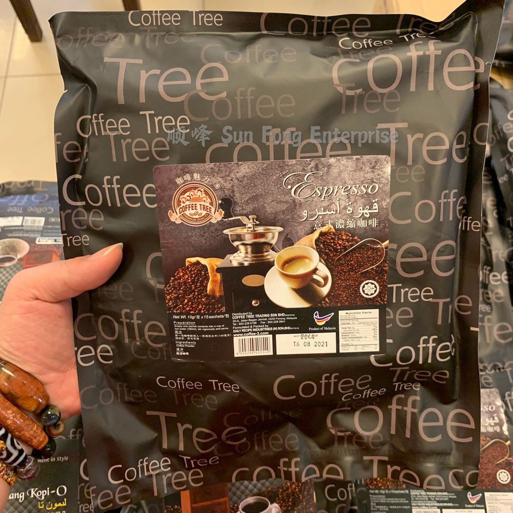 Coffee Tree ESPRESSO PREMIUM Halal 咖啡树 意式浓缩咖啡 特级版 15s X 10g 清真 咖啡魅力 ...