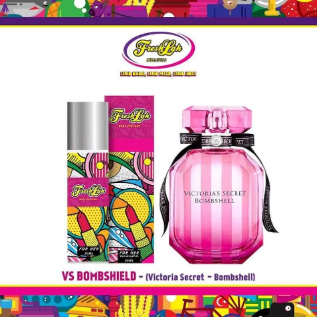 🗣️Agen Utara🗣️ FreshLah Body Perfume (VS Bombshield) | Shopee Malaysia