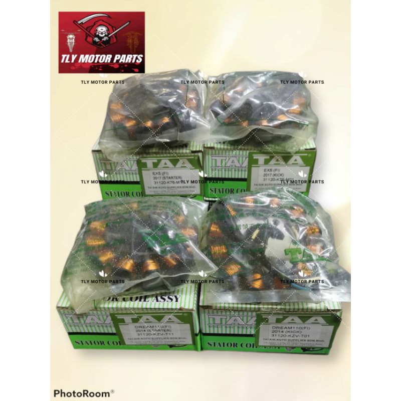 TAA FUEL COIL MANGET COIL EX5 FI / DREAM 110 FI ( STARTER / KICK) 100% ...