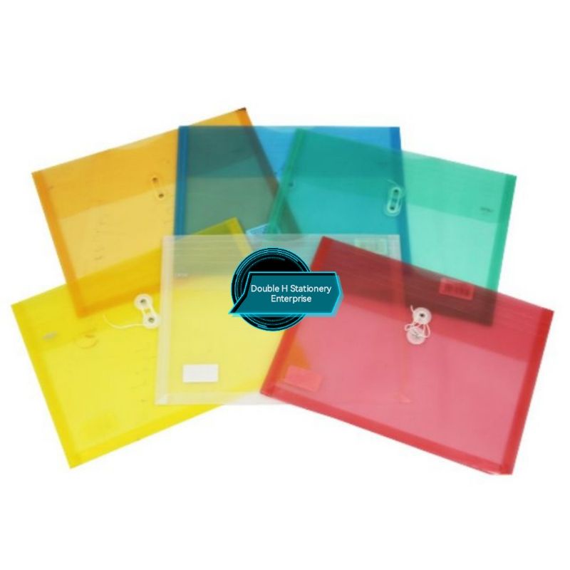Transparent String A4 Document Folder (Vertical / Landscape) | Shopee ...