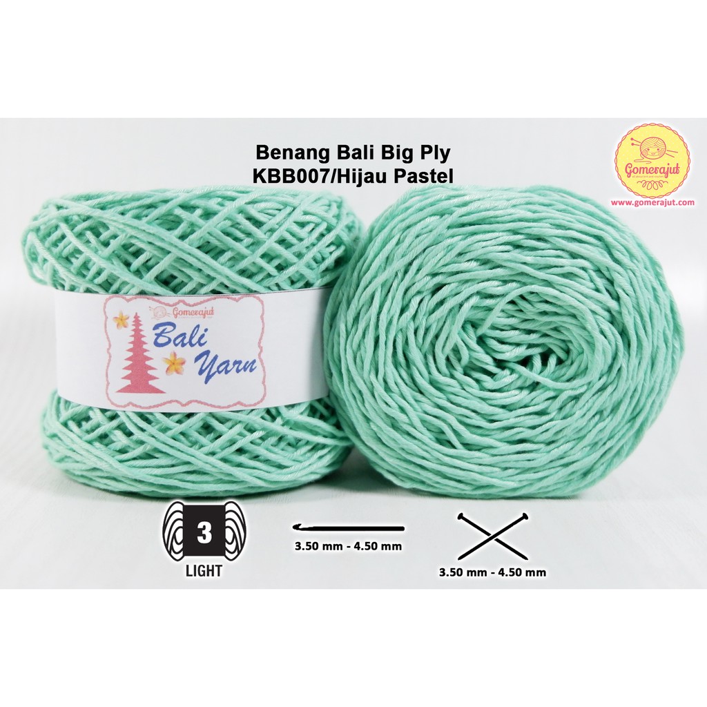 KATUN Gomeknit - Bali Cotton Knitting Yarn Big Ply | Shopee Malaysia