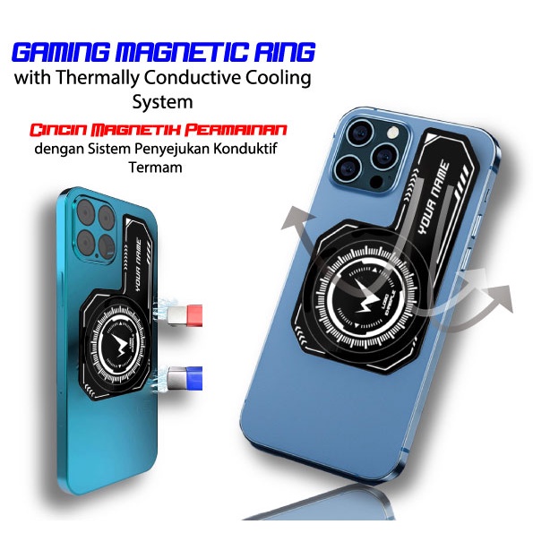 Original W Phone Gaming Cooler Aluminium Heat Plate Magnetic Design ...