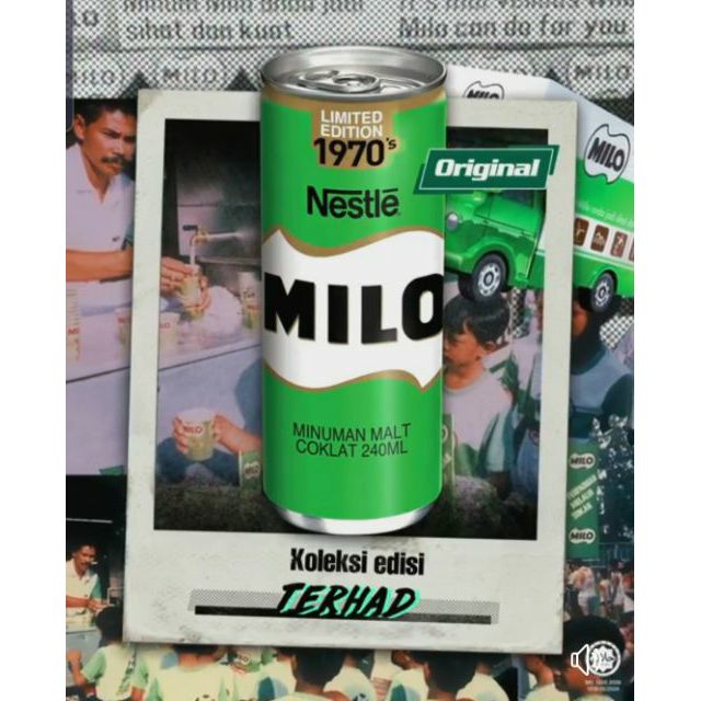 NESTLE MILO CAN (VINTAGE COLLECTION) LIMITED EDITION 1970'S | Shopee ...