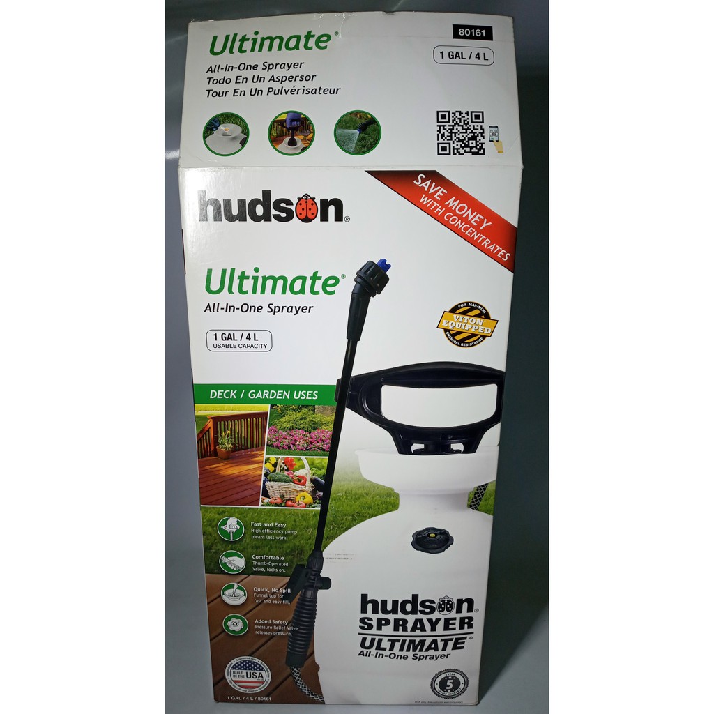 Hudson Ultimate Garden Chemical Pest Control Portable Pressure Sprayer ...