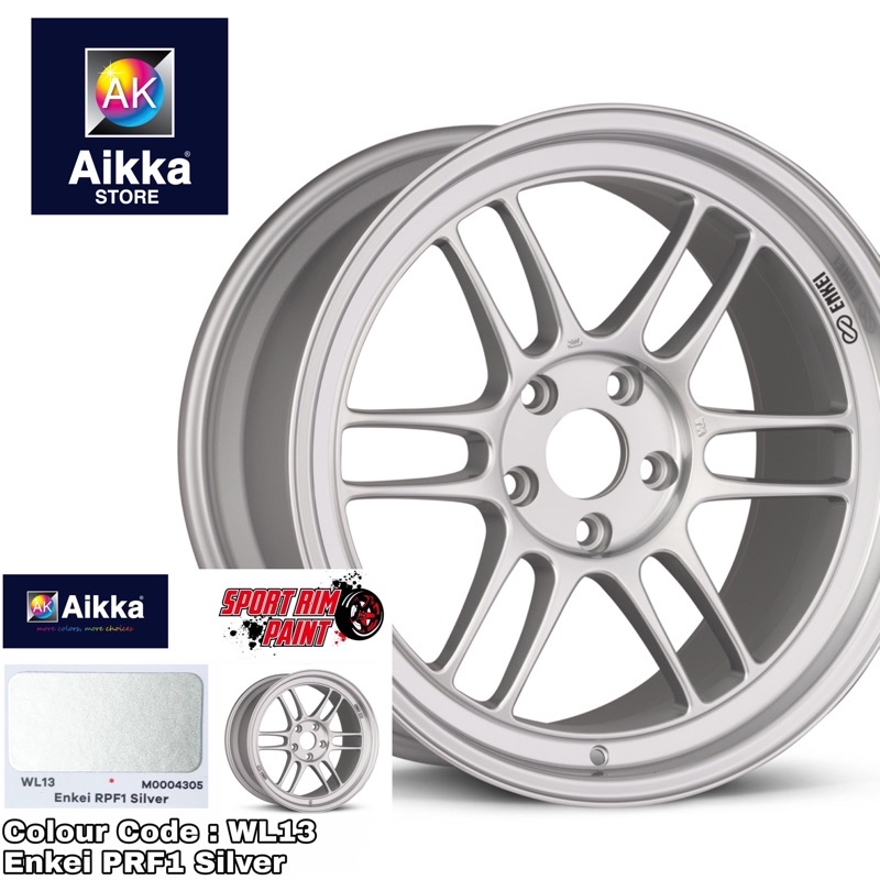 AIKKA PAINT / WL13 ENKEI PRF1 Silver / Car Body Motor Sport Rim Touch ...