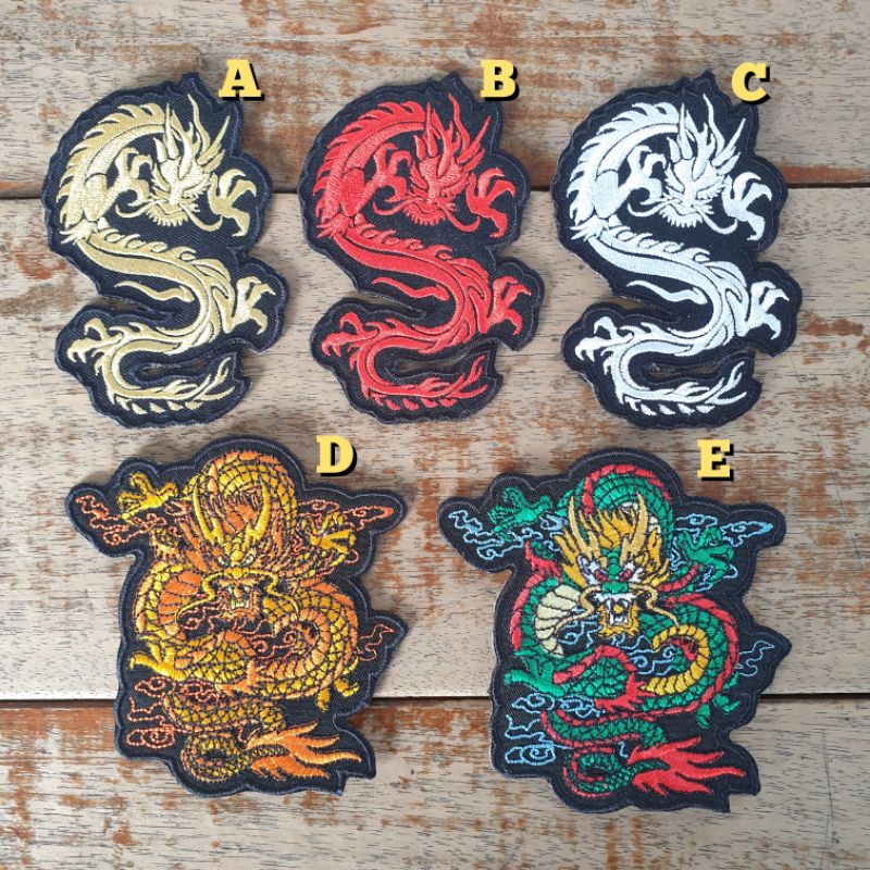 Dragon embroidery patches 05 (ready stock). | Shopee Malaysia