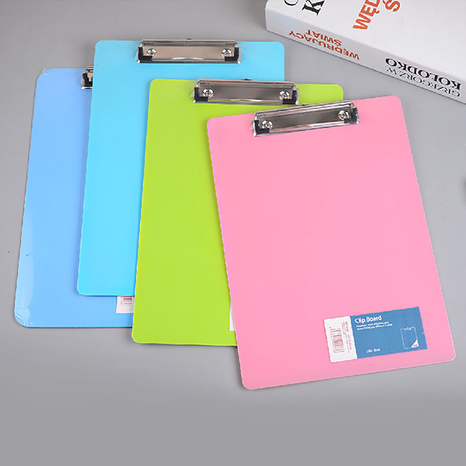 Pastel Color Clipboard A5 Model 1609/A4 1608 (Mixed Color) Plastic ...