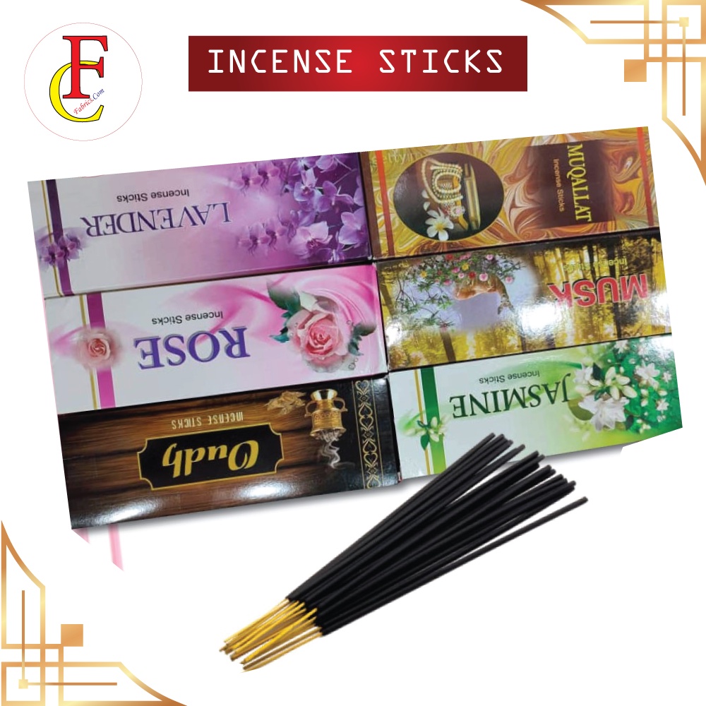 Prime Bakhoor Sticks /Stanggi Oudh/Rose/Lavender/Amber/Musk/Jasmine ...