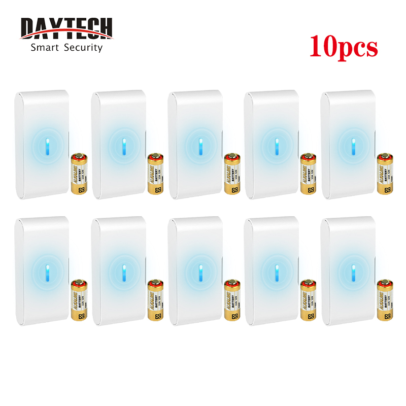 DAYTECH Wireless Vibration Detector 433Mhz Glass Break Alarm Anti-theft Anti-earthquake Can Work ...