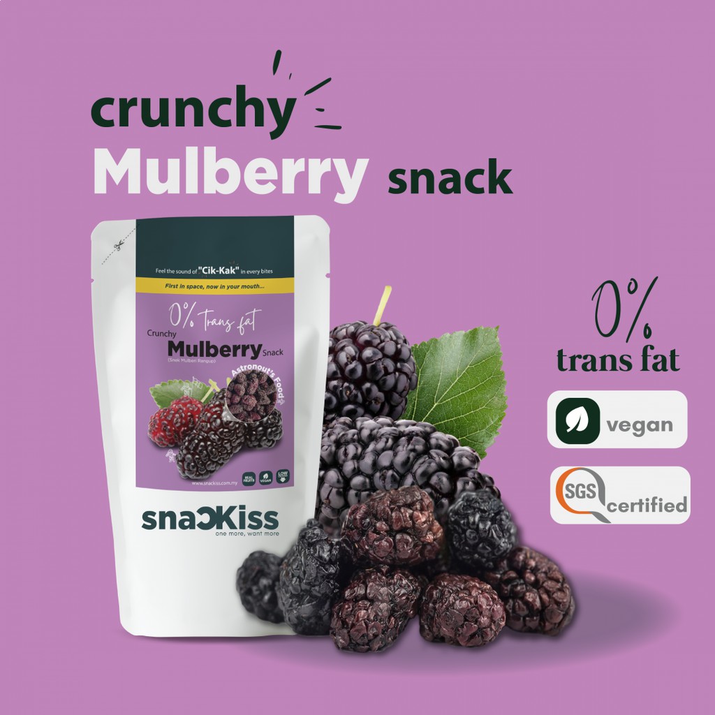 Mulberry SNACKISS Freeze-Dried (25G) | Shopee Malaysia