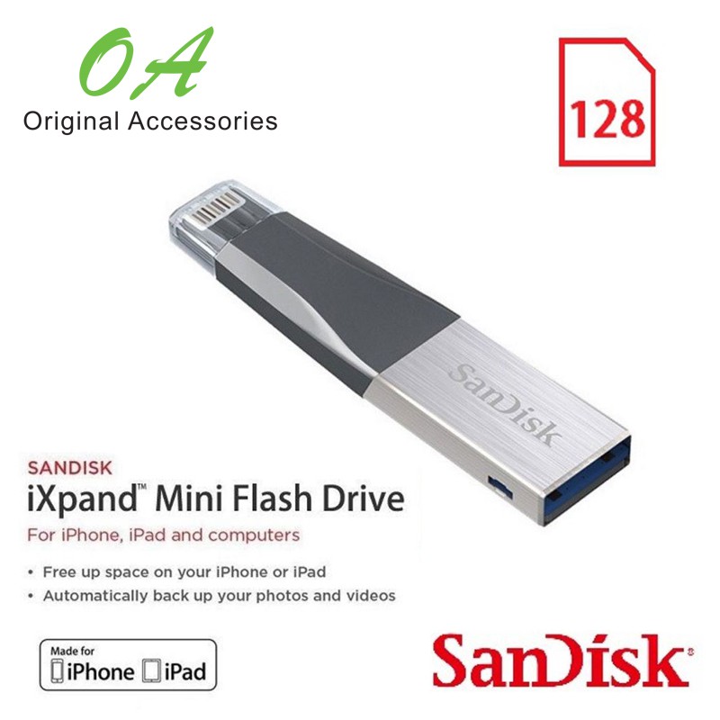 Sandisk IXPand Mini Lightning Flash Drive (128GB) | Shopee Malaysia