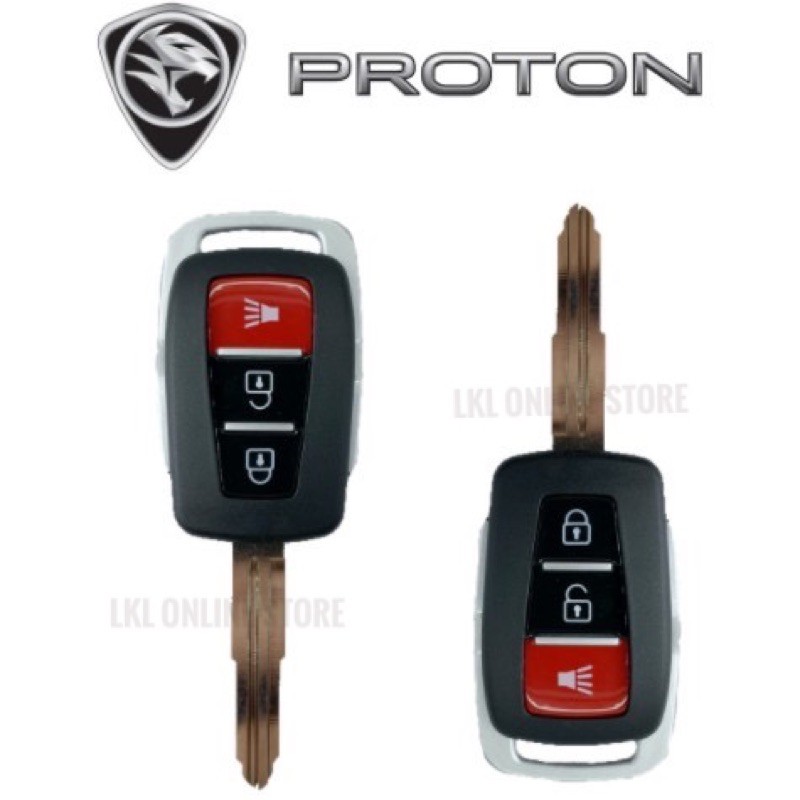 PROTON EXORA Remote Key Casing with Uncut Key | Shopee Malaysia