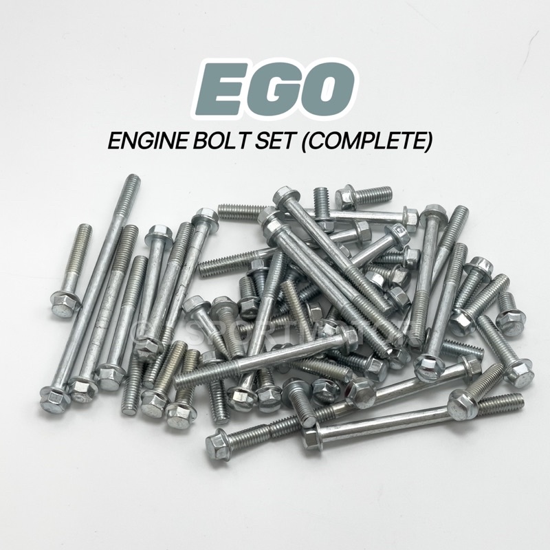 YAMAHA EGO ENGINE BOLT SET (COMPLETE) EGO V1 | Shopee Malaysia
