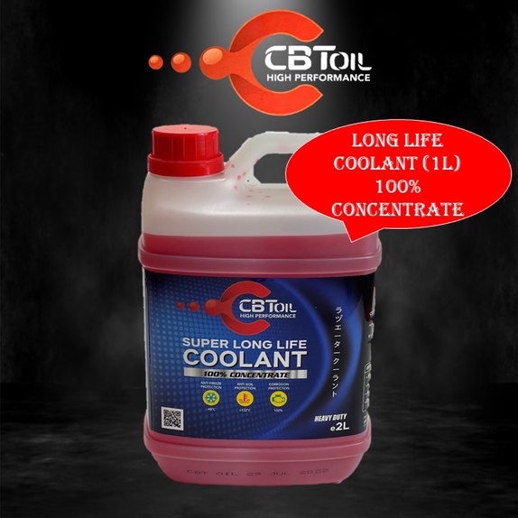 CBT OIL Red Super Long Life Coolant 2L Japan Quality 100% Concentrate ...