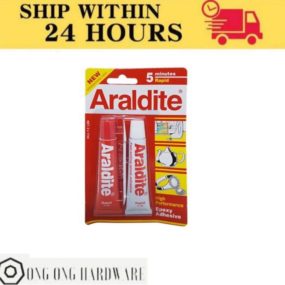 Araldite 5minutes Rapid High Performance Fast-setting Epoxy Adhesive (2 ...