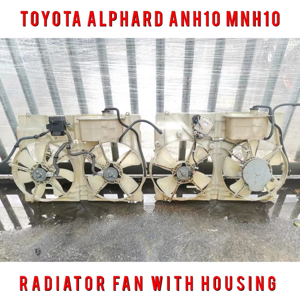 🇯🇵🇯🇵 Ori Toyota Alphard ANH10 MNH10 Radiator Fan With Housing / Auto ...