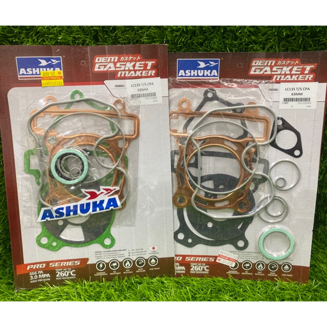 Ashuka Gasket LC135 Top Set (copper)👉60mm / 62mm / 63mm / 65mm | Shopee ...