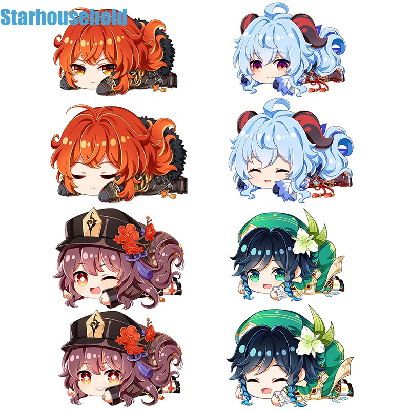 Genshin impact Zhongli Ganyu Hutao Pillow Home Living Genshin Impact ...