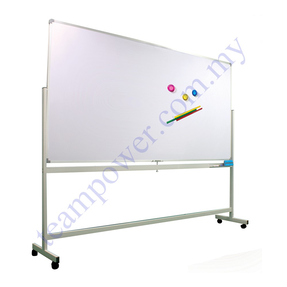 Double Side White Board With Stand (Magnetic Or Non-Magnetic) | Shopee ...