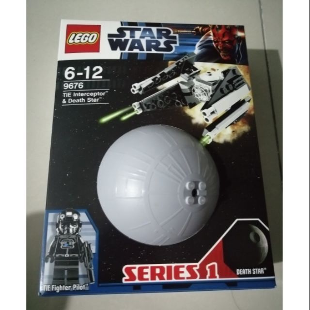 Lego 9676 Star Wars Death Star TIE interceptor fighter mini micro ...
