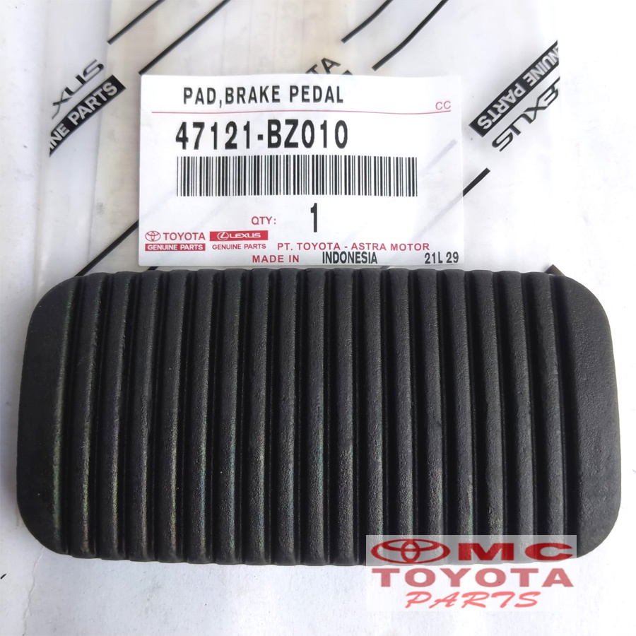 Avanza Xenia Rush Terios Automatic Brake Pedal Rubber 47121-BZ010 ...