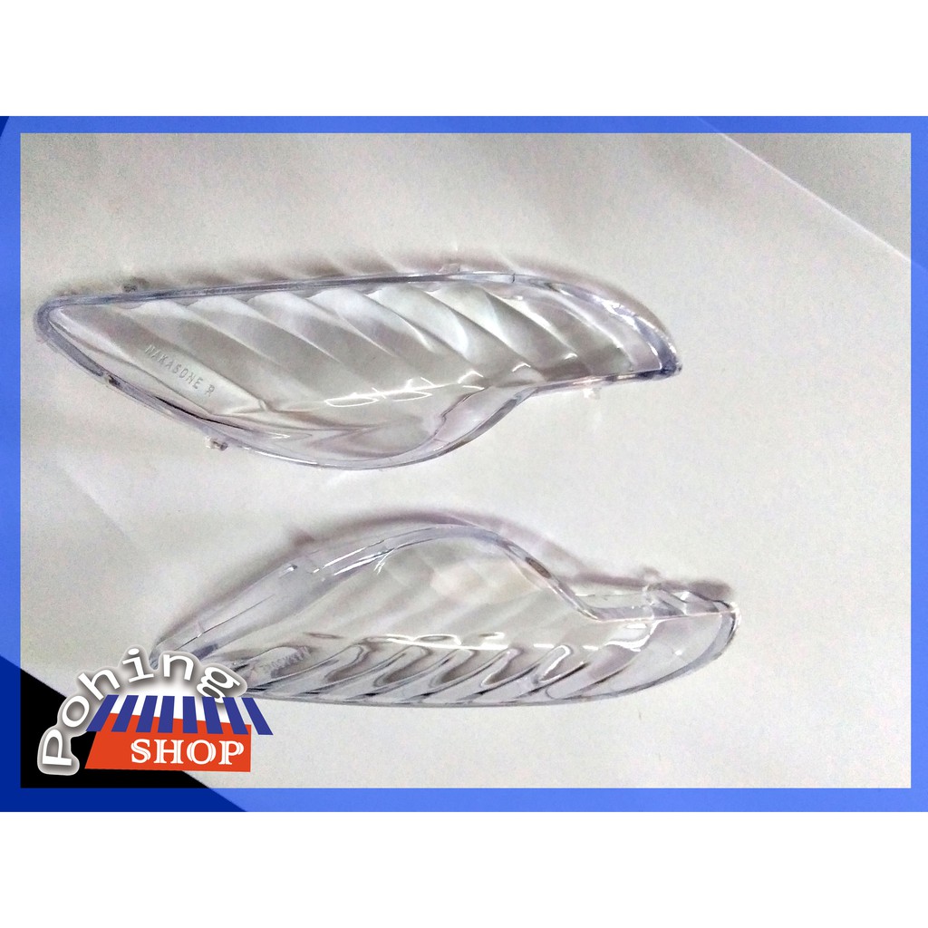 Honda Wave100R Wave 100 R Front Signal Lamp cover Lens Set (Clear ...