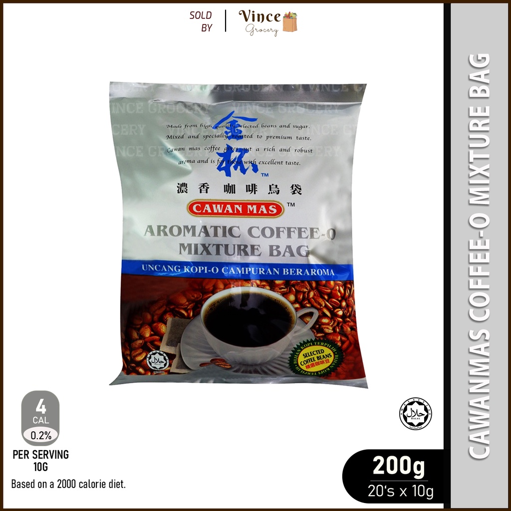 CAWAN MAS Aromatic Coffee-O Mixture Bag • Uncang Kopi O Campuran ...