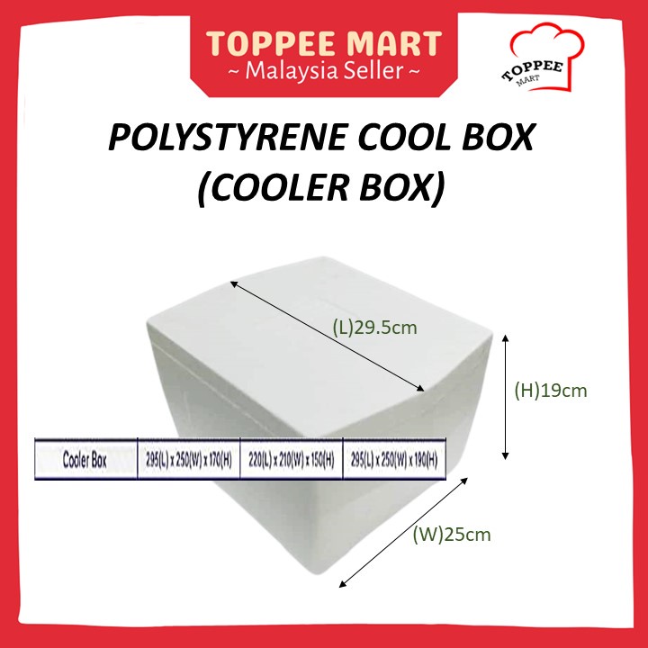 [ADD ON PROTECTION] - COOLER COOL BOX POLYSTREAM ICE BOX [EXTERNAL SIZE ...