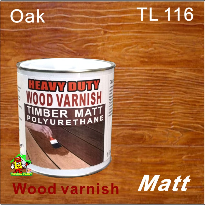 TL116 OAK 💥HEAVY DUTY💥 1L ( MATT TIMBER VARNISH POLYURETHANE ) Wood ...