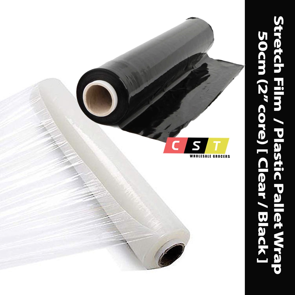 Black Stretch Film/ Clear Wrapping Film/ Pallet Wrap/ Plastic Balut ...