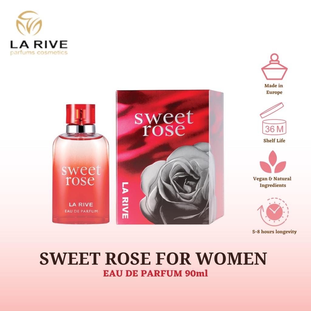 La Rive Sweet Rose edp (90ml) | Shopee Malaysia