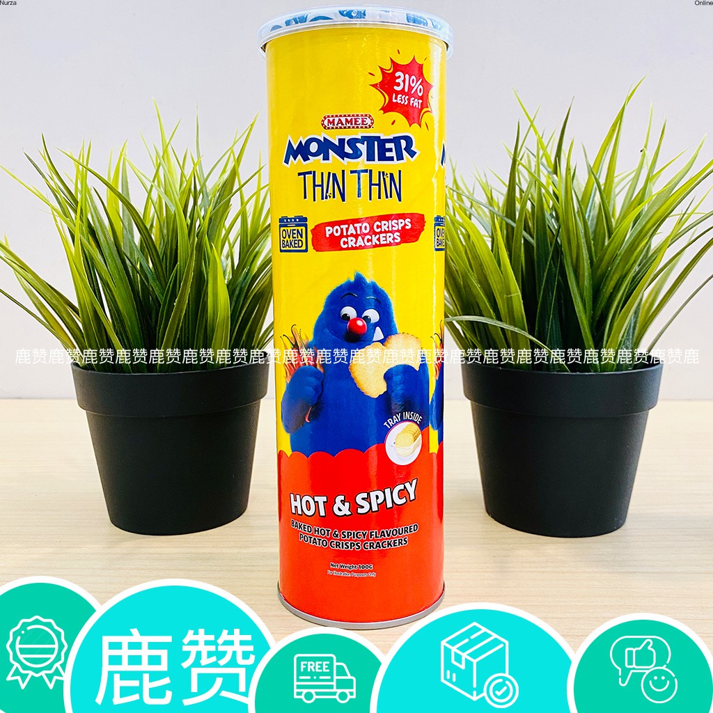 Mamee Monster Thin Thin Potato Crips Crackes 100g | Shopee Malaysia