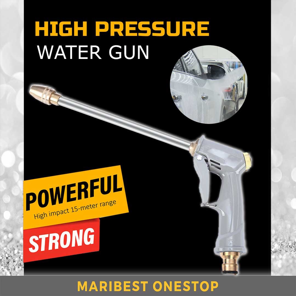 High Pressure Water Spray Gun with Long Pole Nozzle for Garden Hose ...