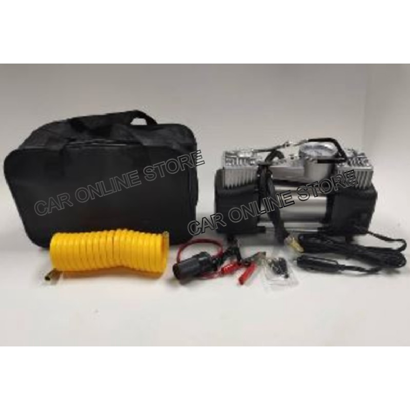 Portable Heavy Duty 2 Cylinder Air Compressor Direct Drive 12V 150 PSI ...