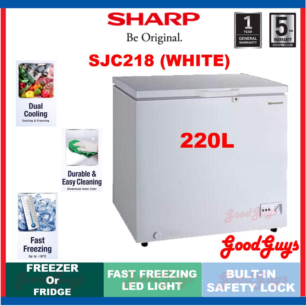 [Seller's Own Fleet] SHARP SJC218 220L CHEST FREEZER (DUAL MODE ...