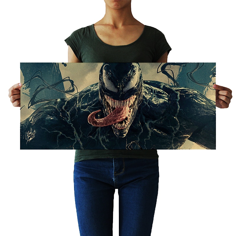 DLKKLB Venom Movie Tom Hardy Poster Cartoon Poster Hero Living Room ...