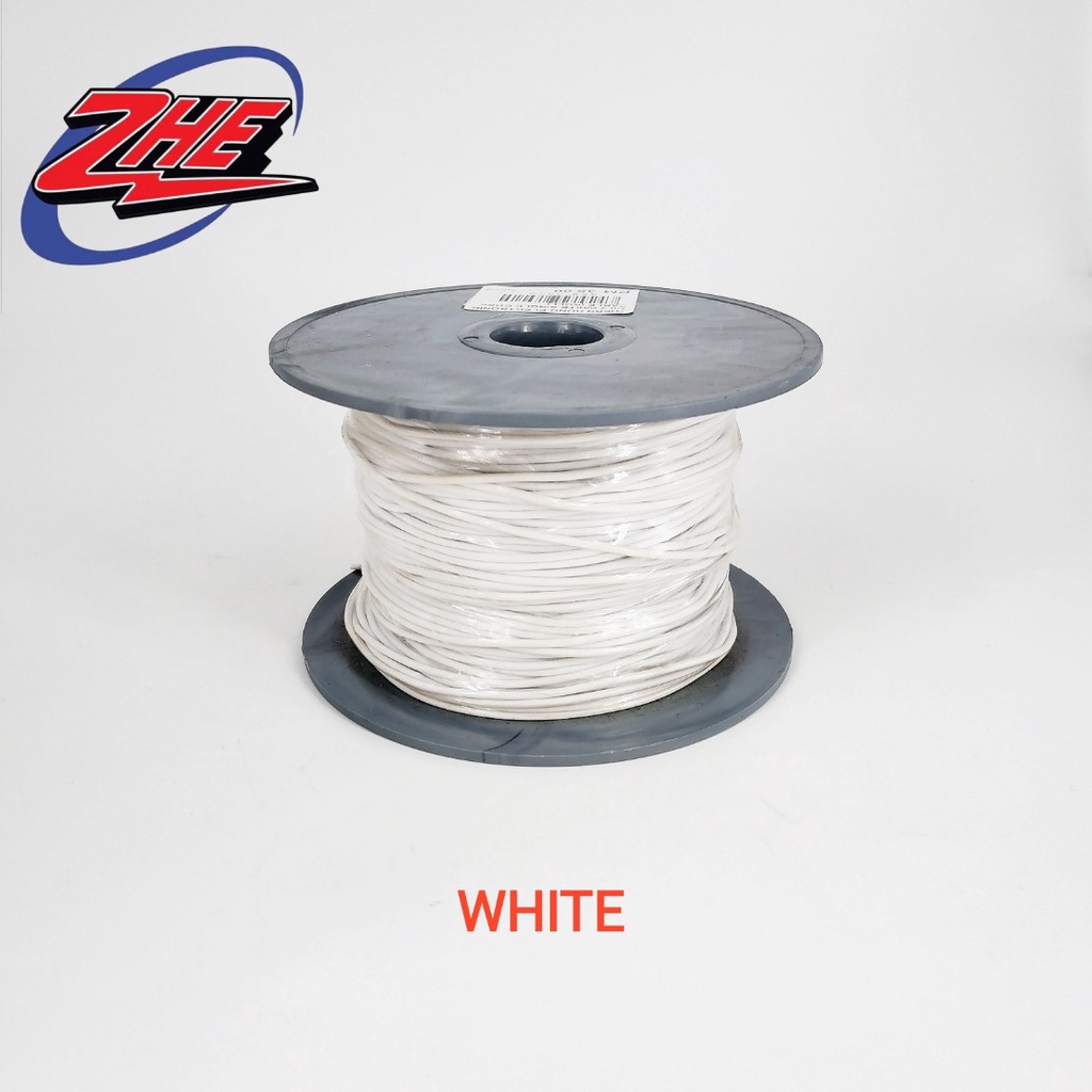 (1ROLL-100M) MULTICOLOR SINGLE CORE MULTI STRAND SIGNAL WIRE CABLE (7/0 ...