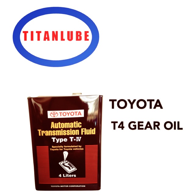 TOYOTA T4 GEAR OIL (4L) | Shopee Malaysia