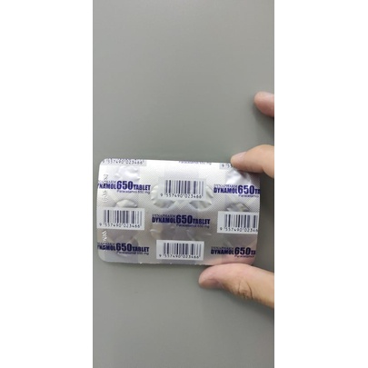 DYNAMOL 650 TABLET (10'S) PARACETAMOL 650mg - Melagakan Deman dan ...