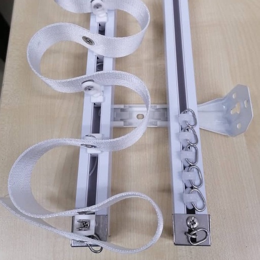 Ripple Fold Track S Curtain Track Double Ripple Fold | Shopee Malaysia