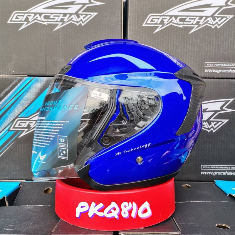 ALL COLOUR AVAILABLE 100% ORIGINAL HELMET GRACSHAW G838 PLAIN GAIZER ...