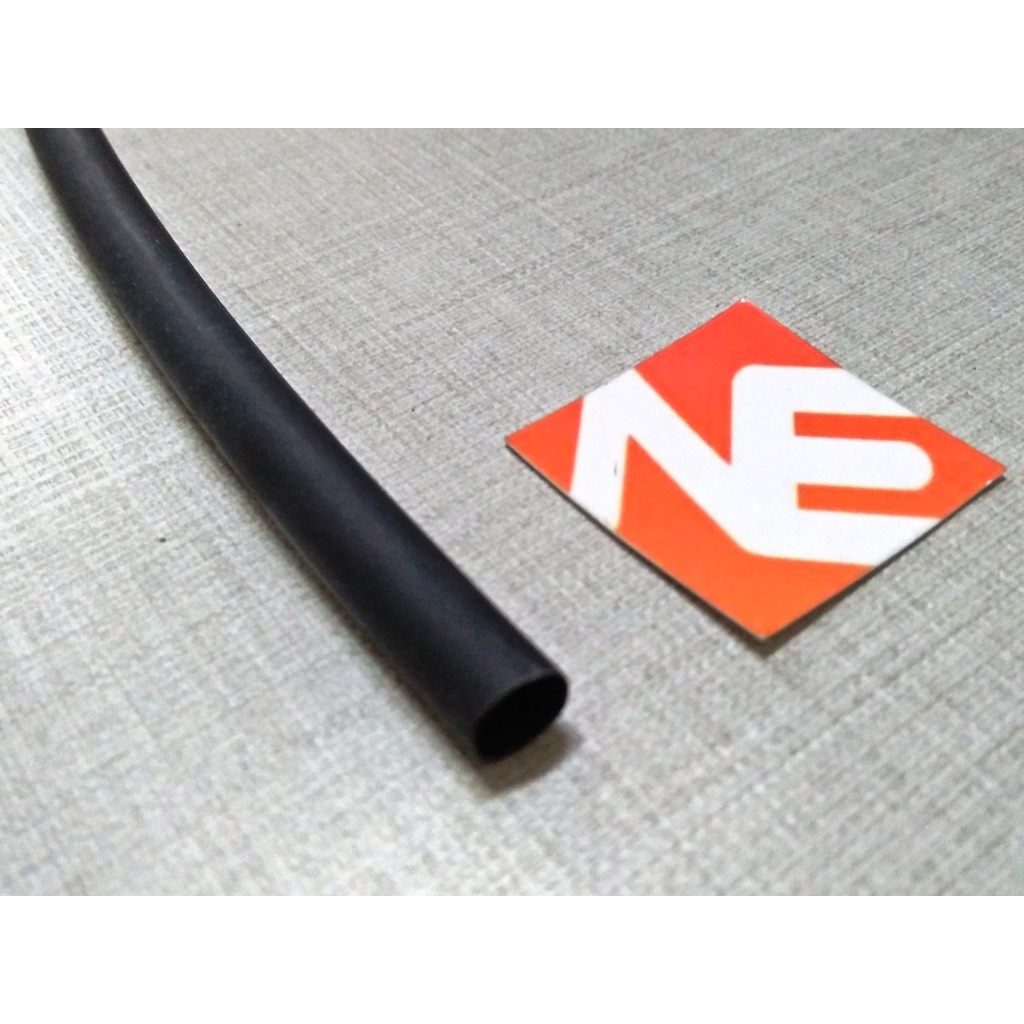Heat Shrink Tube 5mm Diameter 2meter Length Black Shrinkable Insulation ...