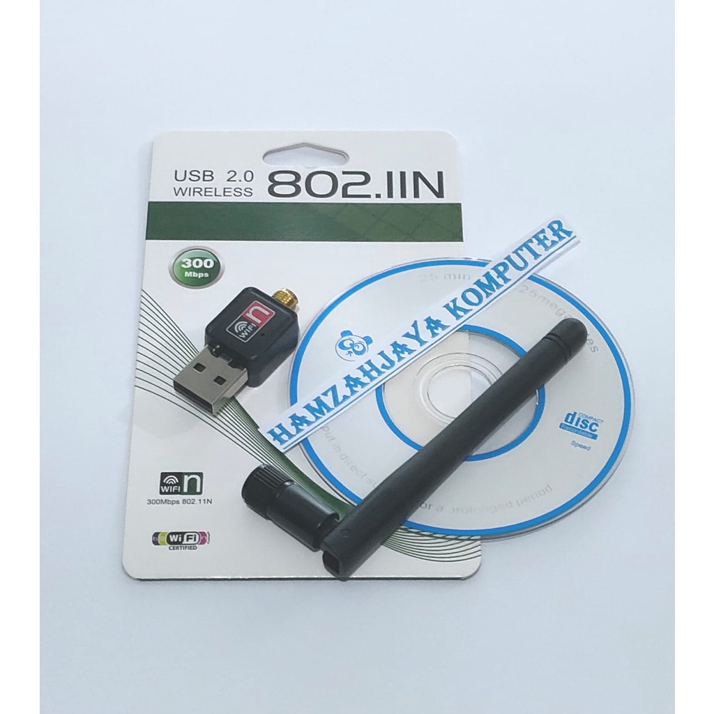 Adzkhiacell - usb wifi Adapter 300 Mbps + ANTENNA Wireless Portable 2.0 ...