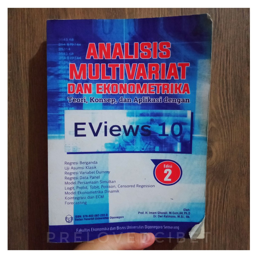 [preloved] Econometrics Application Multivariate And Econometric