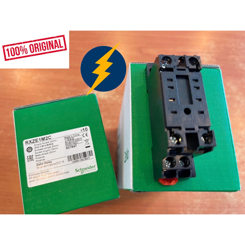 SCHNEIDER RXM relay and socket (8 PINS) RXM2LB2B7 RXM2LB2BD RXM2LB2ED RXM2LB2P7 RXZE1M2C ...