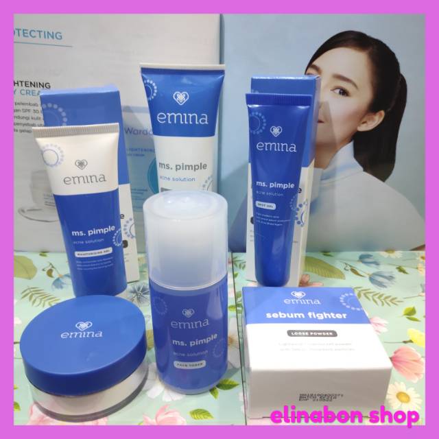 Emina ms. pimple complete package (acne solution) | Shopee Malaysia