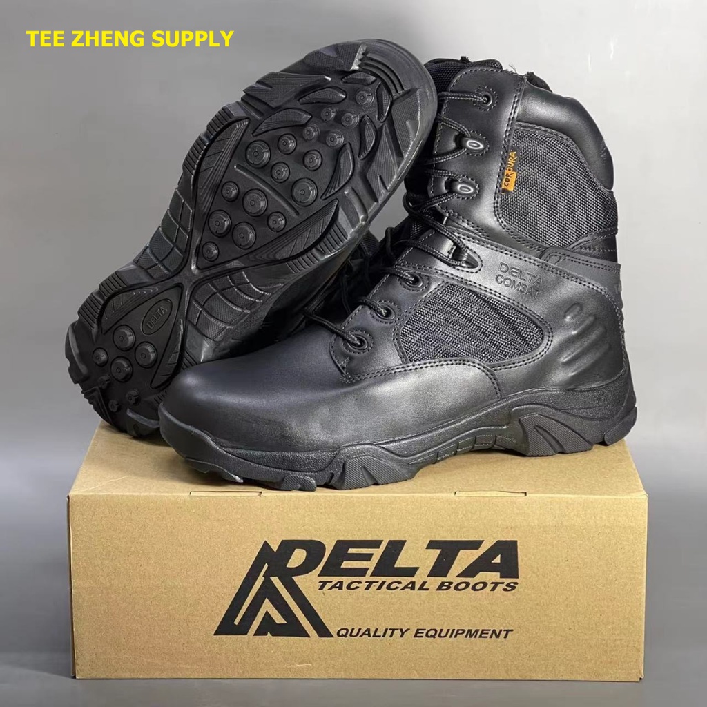 DELTA MILITARY AND TACTICAL BOOTS READY STOCK Size(37-45) | Shopee Malaysia