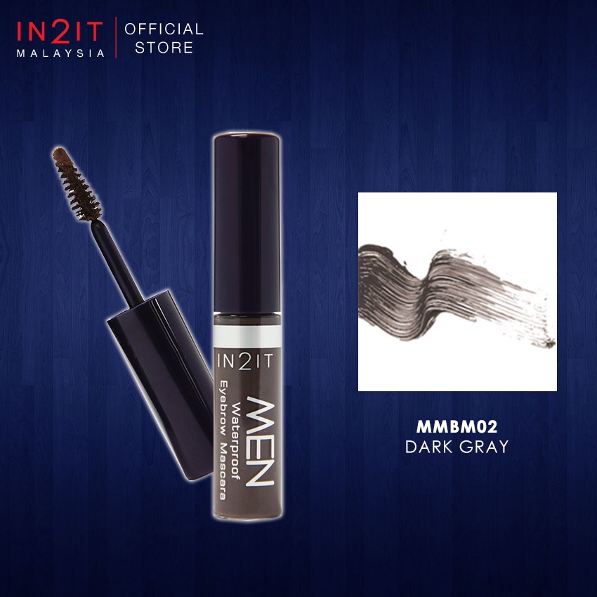 IN2IT Men Waterproof Eyebrow Mascara 6g (MMBM) [Halal Certified ...