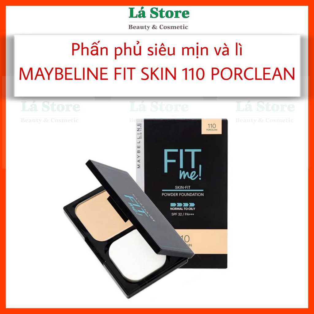 Genuine - Maybelline Fit Me Skin Fit Powder 110 Porclean | Shopee Malaysia